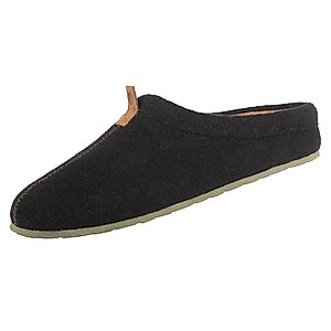 Acorn mens Algae-infused Recycled Parker Hoodback Slipper, Black, 9 10 US
