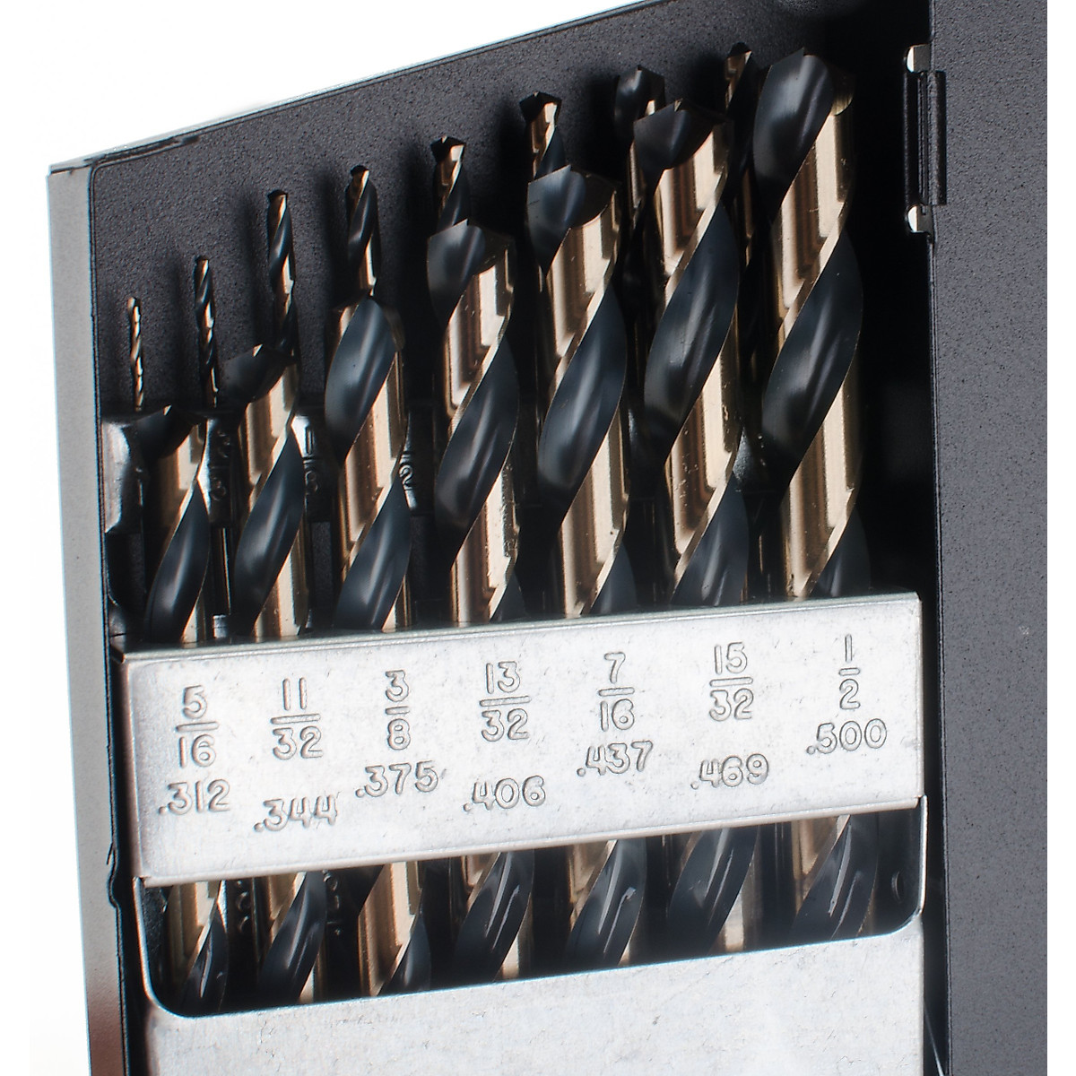 Norseman 15pc 1/16-1/2" Black & Gold Bit Set