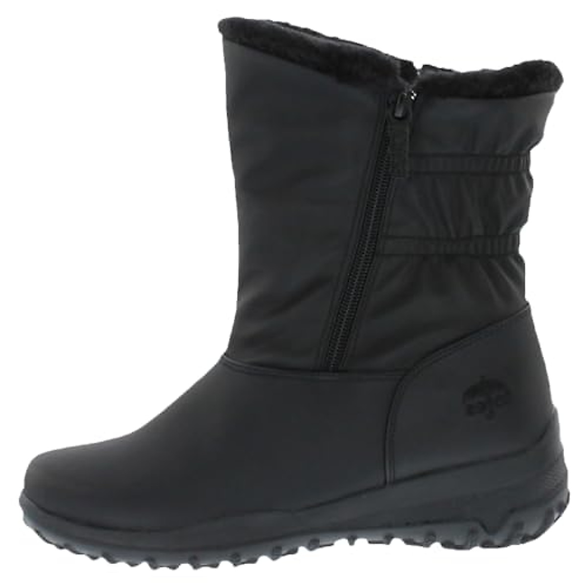 totes Women's Rikki Snow Boot, Black, 10 Wide