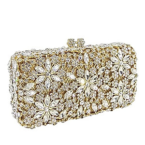 Luxury Women's Rhinestone Clutch Wedding Party Bag Hollow Out Evening Bags Dinner Diamond Purse Bridal Handbags silver M