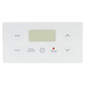 Supplying Demand 316354400 1793684 Range White Clock Overlay Replacement Model Specific Not Universal