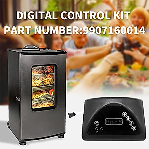 9907160014 Smoker Control Panel Fit for Masterbuilt MB20071317 20071117 21071218 and More MB Electric Smoker Models Top Controller Digital Control Panel