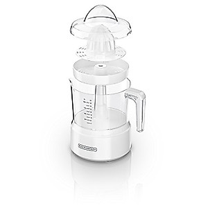 BLACK+DECKER 32oz Citrus Juicer, White, CJ650W,Small
