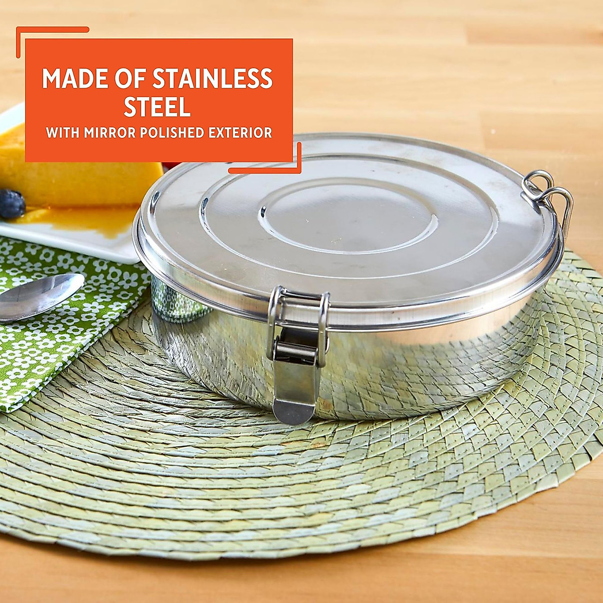 Imusa Flan Mold, Silver