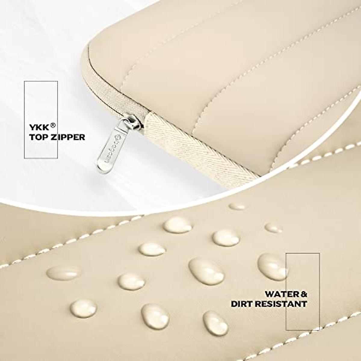 Bagasin Puffy Laptop Sleeve Case 13 13.3 inch,Laptop Carrying Case for MacBook Air M2/M1 2022-2018, MacBook Pro 2022-2016 M2 M1, 12.9 iPad Pro 6-3 Gen, Water Resistant Laptop Bag