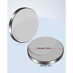 3PCS FAHKNS Molybdenum Reflective Lens Dia:20mm/0.79" T3mm Mo Mirror Laser Lens for CO2 Laser Engraving Cutting Engraver/Cutter 40W-200W