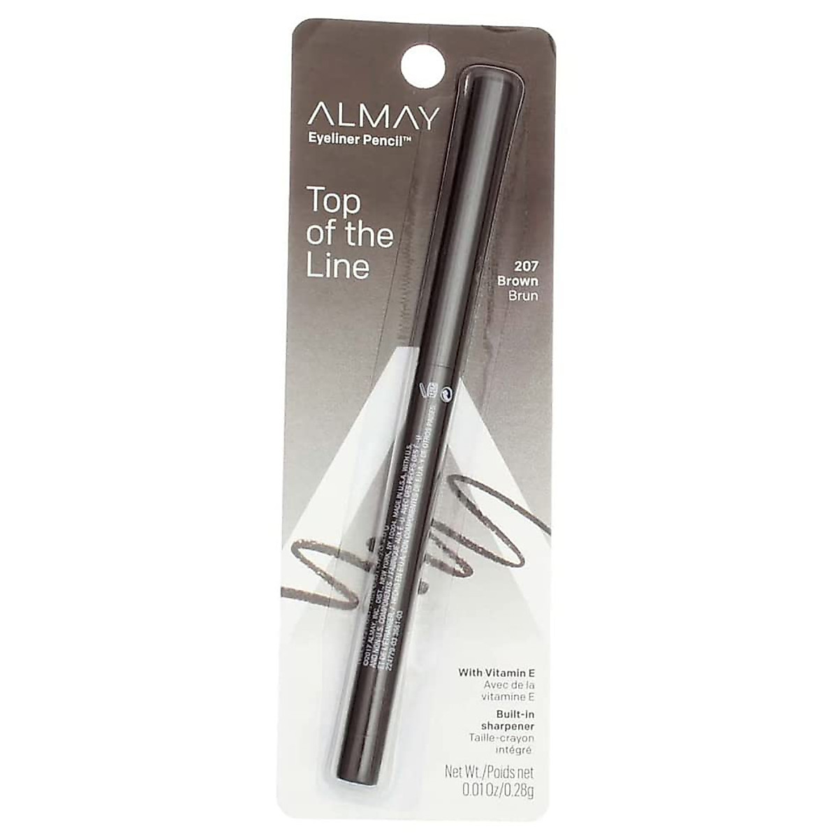 Almay Eyeliner Pencil - Top of the Line - 207 Brown - Pack of 2