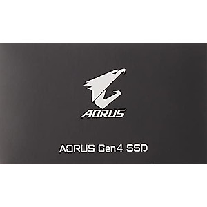 GIGABYTE AORUS NVMe Gen4 M.2 1TB PCI-Express 4.0 Interface High Performance Gaming, 3D TLC NAND, External DDR Cache Buffer, SSD (GP-AG41TB)