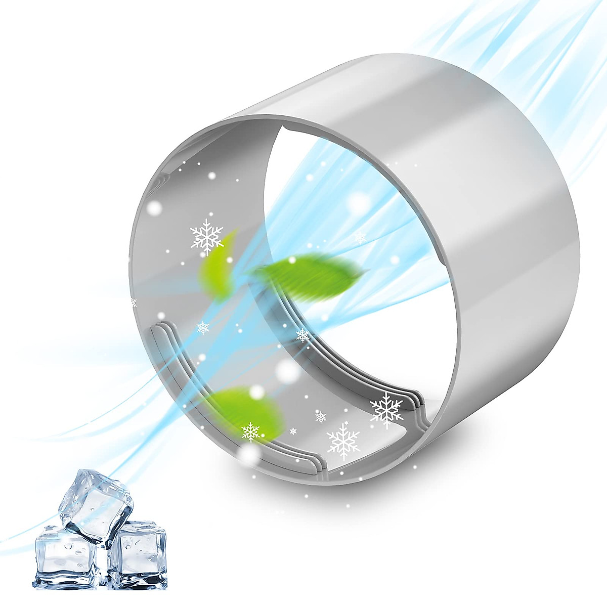 Veramz Air Conditioner Hose Coupler - 5.9inch Portable Air Conditioner Accessories AC Exhaust Hose Coupling Extender Connector, Universal Fit Support Clockwise/Counter-clockwise Thread Extension Parts