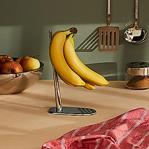 Alessi "Dear Charlie Banana Holder in Chrome-Plated Zamak, Silver