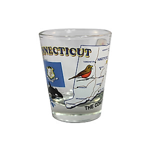 Souvenir Shot Glass - Connecticut