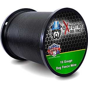 Extreme Dog Fence 16 Gauge Wire 500 Feet - Heavy Duty Pet Containment - Universally Compatible with Every In-Ground Fence System for Dogs - Dog Containment System Wire…