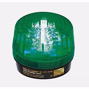 Seco Larm SL-1301-BAQ/G Extra Bright LED Strobe Light (Green)
