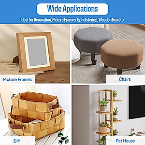 meite 20 Gauge 1/2-Inch (12.3mm) Crown 3/8-Inch Length Upholstery Staples for Staple Gun, Fine Wire Stainless Steel Staples for Carpet, Work Box, Cable, Shed (5,000 Pieces)