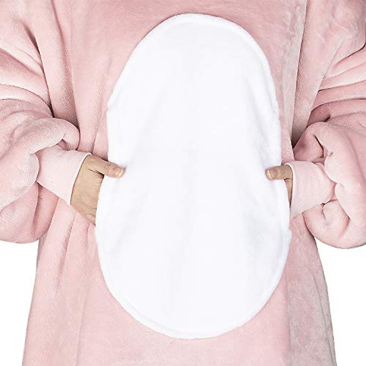 Catalonia Unicorn Blanket Hoodie Sweatshirt, Oversized Wearable Sherpa Lounging Pullover for Adults Men Women Teenagers Kids Gift