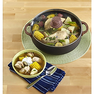 Imusa Stone Caldero, 6.9 Quart, Black