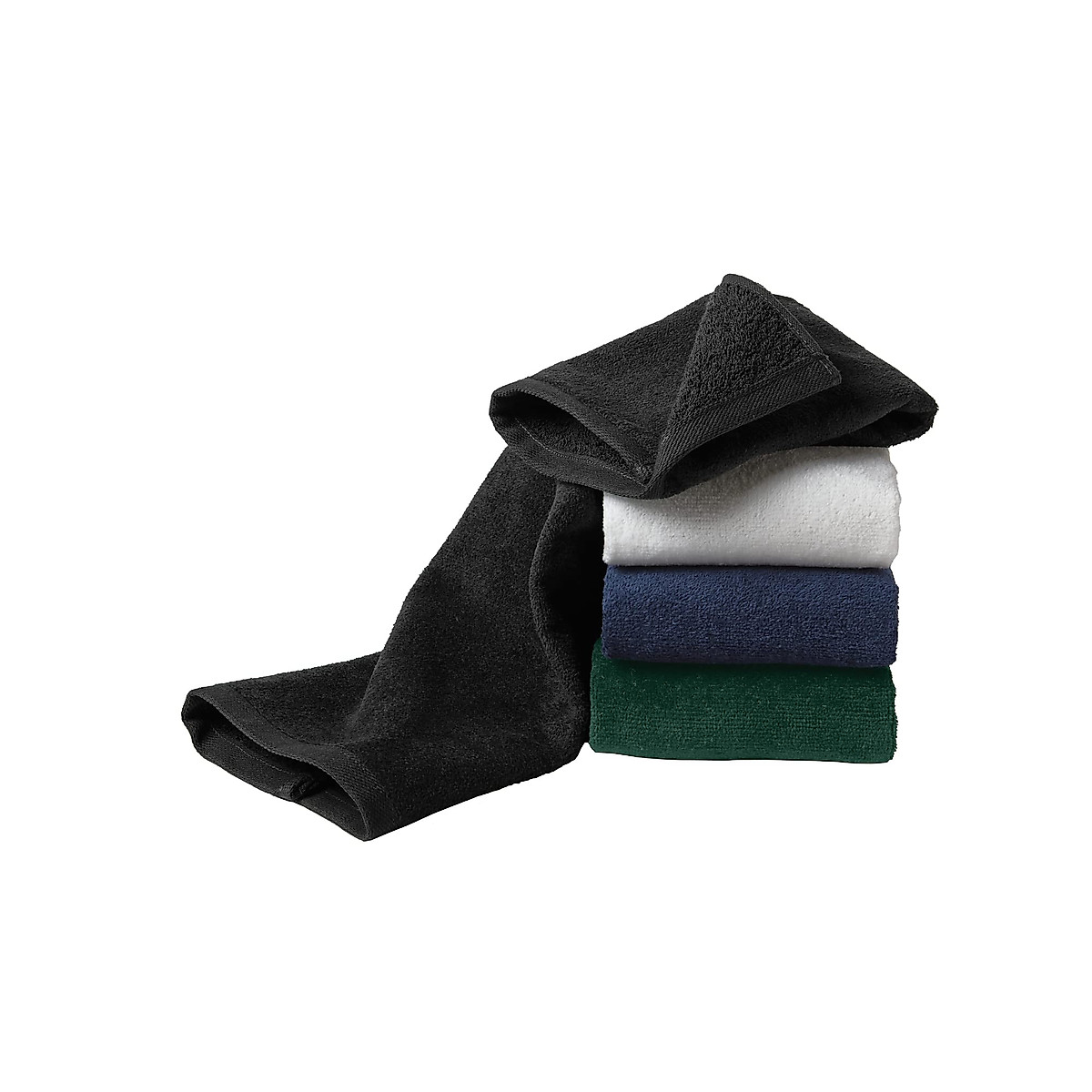 Printualist Personalized Tennis Towel - Custom Design & Your Embroidered Name - 16"x26", Navy, Absorbent Cotton Terry Velour Fabric