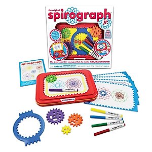 Spirograph Jr. — Jumbo Sized Gears Classic Retro Toy For Spiral Drawing Art Design Toy Kit for Smaller Hands — For Kids Ages 3 and Up