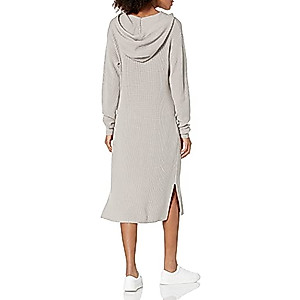 The Drop Women's Claudia Cuddle Hoodie Midi Dress, Porpoise, M
