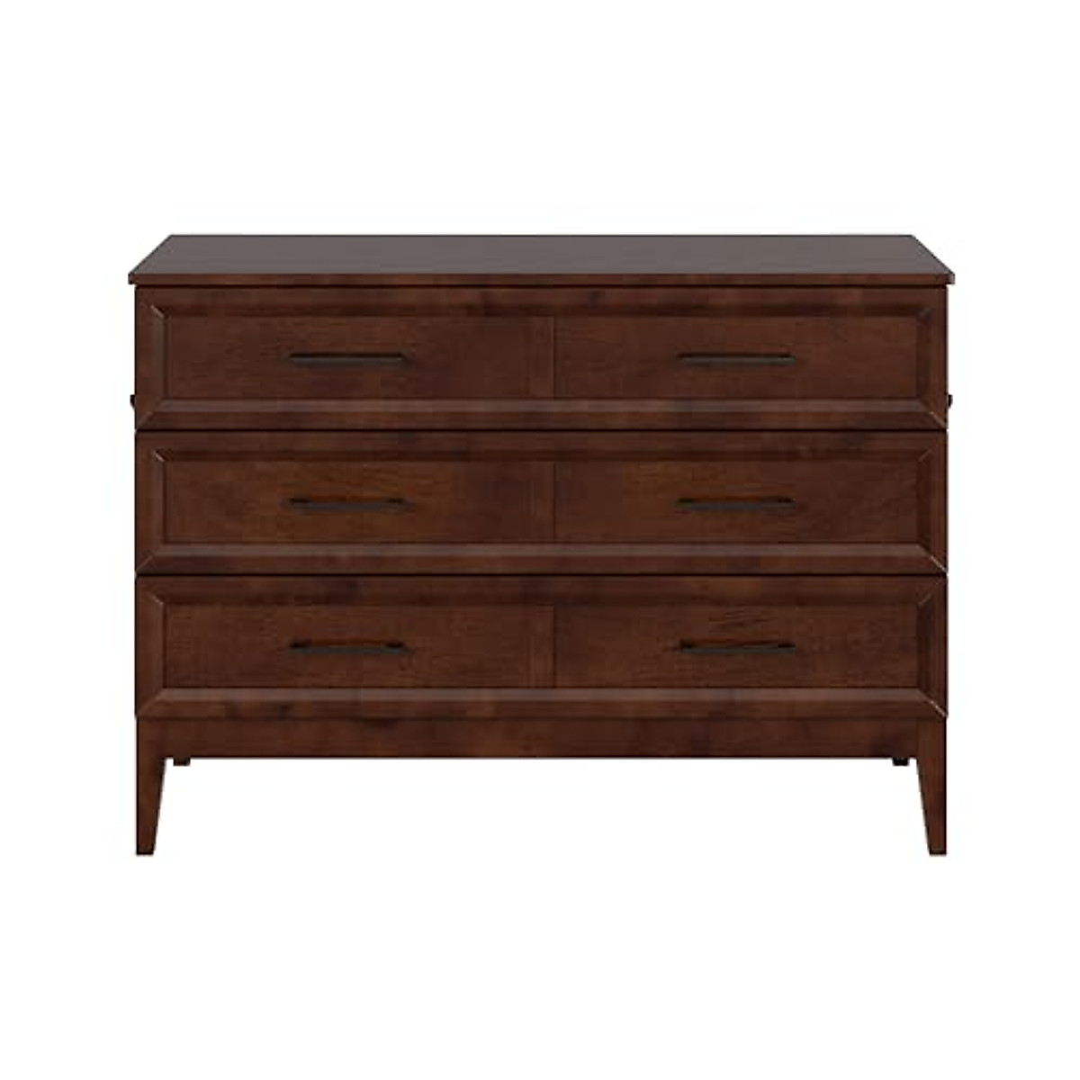 AFI, Sienna Full Murphy Bed Chest with Built-in Charger, Walnut