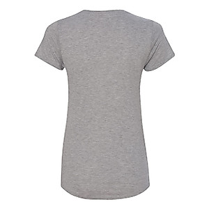Anvil Women's Tri-Blend Tee, Heather Grey, XX-Large