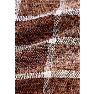 Happiness Decoration Dining Chair Cushions with Ties Set of 4,Cotton and Linen Washable Square Pads Straps Comfort Softness Seat for Kitchen Office Chairs Living Room,18'' x 18'' (Blue), 18 18-Inch