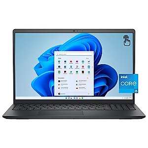 Dell Business Inspiron 3520 15.6" Laptop, Intel Core i7-1255U Processor, 64GB RAM, 2TB SSD, Webcam, HDMI, SD-Card Slot, Wi-Fi 6, Windows 11 Pro, Black