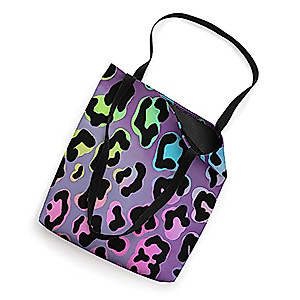 Animal Print in Black & Pink on Purple AEV220 Tote Bag