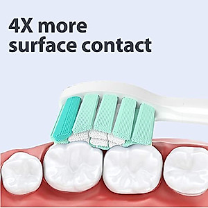 Toothbrush Replacement Heads for Philips Sonicare Replacement Heads, Electric Replacement Brush Head Compatible with Phillips Sonic Care Toothbrush Head, 8 Pack