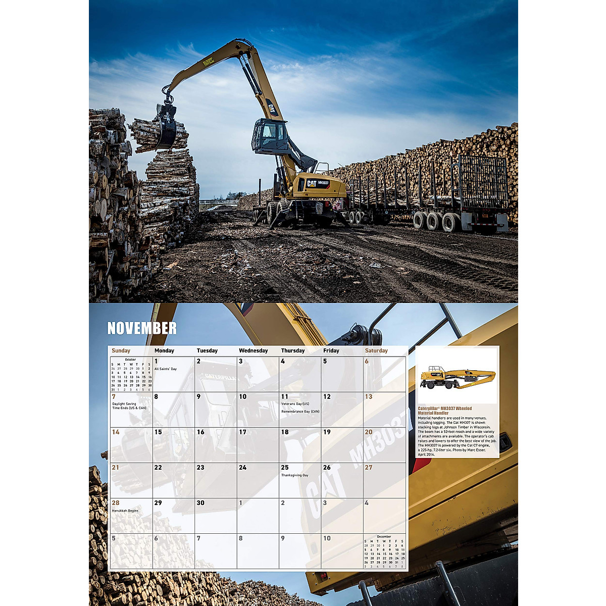 Caterpillar Calendar 2021