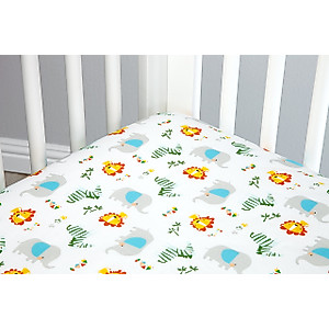 Zutano Juba 5 Piece Crib Set, Multi-Colored