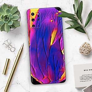 DesignSkinz Liquid Abstract Paint V9 Protective Vinyl Decal Wrap Skin Cover Compatible with The Samsung Galaxy S20 (Screen Trim & Back Glass Skin)