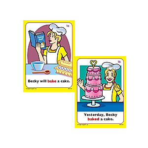 Super Duper Publications | Regular Past Tense Verbs Fun Deck Flash Cards | Educational Learning Resource for Children