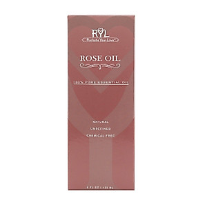 Radiate Your Love Rose Essential Oil, Large 4 Fluid Ounce, 100% Pure Therapeutic Organic Grade, Aromatherapy, Relaxation, Skin Therapy, Perfume & Diffusers