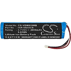 CS Replacement Battery for VTech VM819 INR18650CB 2600mAh / 9.62Wh Barcode Scanner