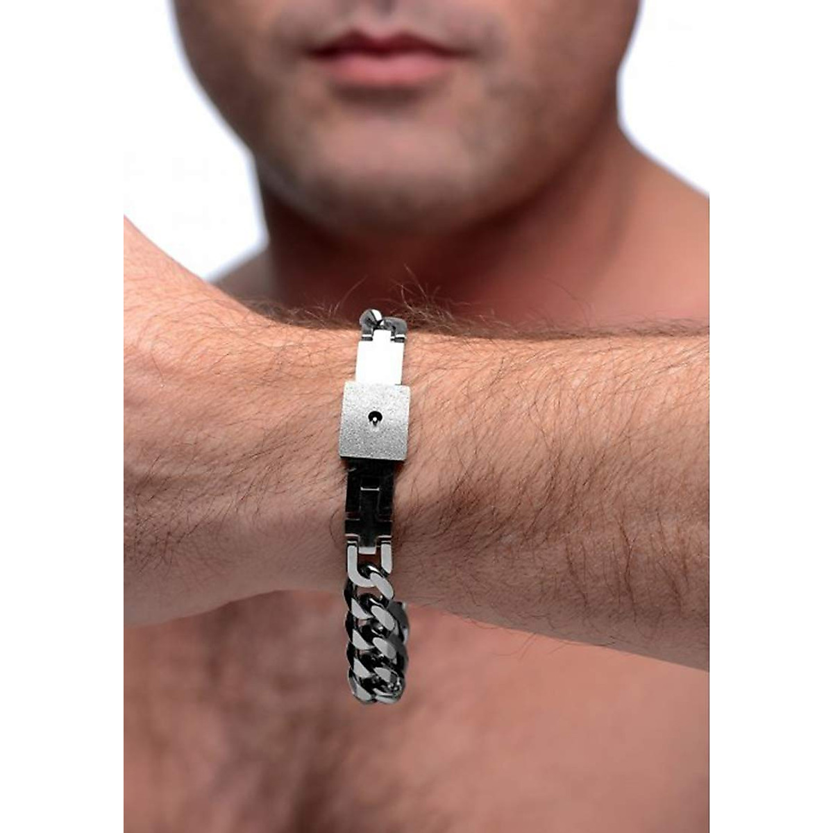 Master Series Chained Locking Bracelet & Key Necklace