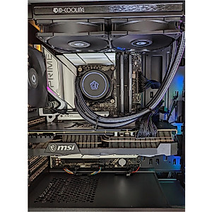 Centaurus Polaris 4T7 Gaming PC - Intel i7 13700K 16-Core, GeForce RTX 4070, 32GB DDR5 RAM, 1TB NVMe SSD, Tempered Glass, RGB, WiFi, CPU Liquid Cooler AIO, Windows 11 PRO. Custom Professional Desktop