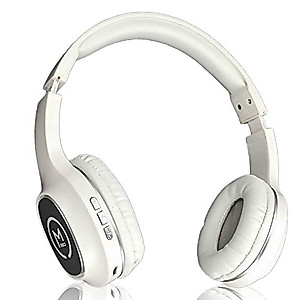 Morpheus 360 Tremors HP4500W Wireless on Ear Headphones - Bluetooth Headset with Mic - White-Gray