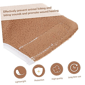 DOITOOL 6 Pcs Collar Bird Cone Parrot Accessories Puppy Healing Cone -Pecking Neck Ring Protective Neck Ring Pet Bird Supplies Parrot Neckband Cockatiel Small Dog Felt Cloth Protector