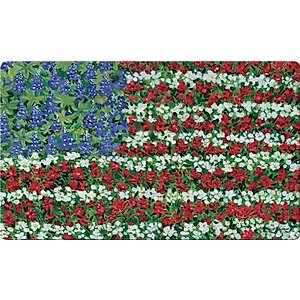 Toland Home Garden 800051 Field of Glory Summer Door Mat 18x30 Inch 4th of July Outdoor Doormat for Entryway Indoor Entrance