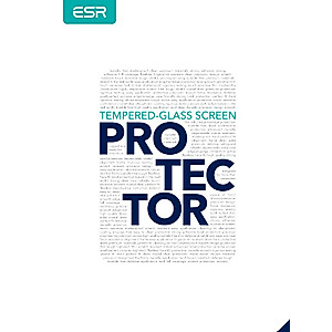 ESR 2 Pack Screen Protector for iPad Pro 12.9 (2022/2021/2020/2018, 6th/5th/4th/3rd Generation), Tempered-Glass Film with Alignment Frame, Anti-Scratch, Face ID & Apple Pencil Compatible, HD Clarity