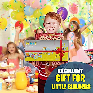 STEM Toys, Building Toys for Boys Age 7 8 9 10, 6IN1 Kids Building Kit, Educational Toys, Build and Play, Perfect for a Birthday Gift for Your Kid, Nephew, or Grandson