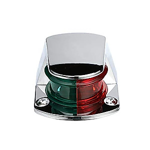 Seachoice Bow Light, Marine Navigation, Chrome Bi-Color, 2.75 in.