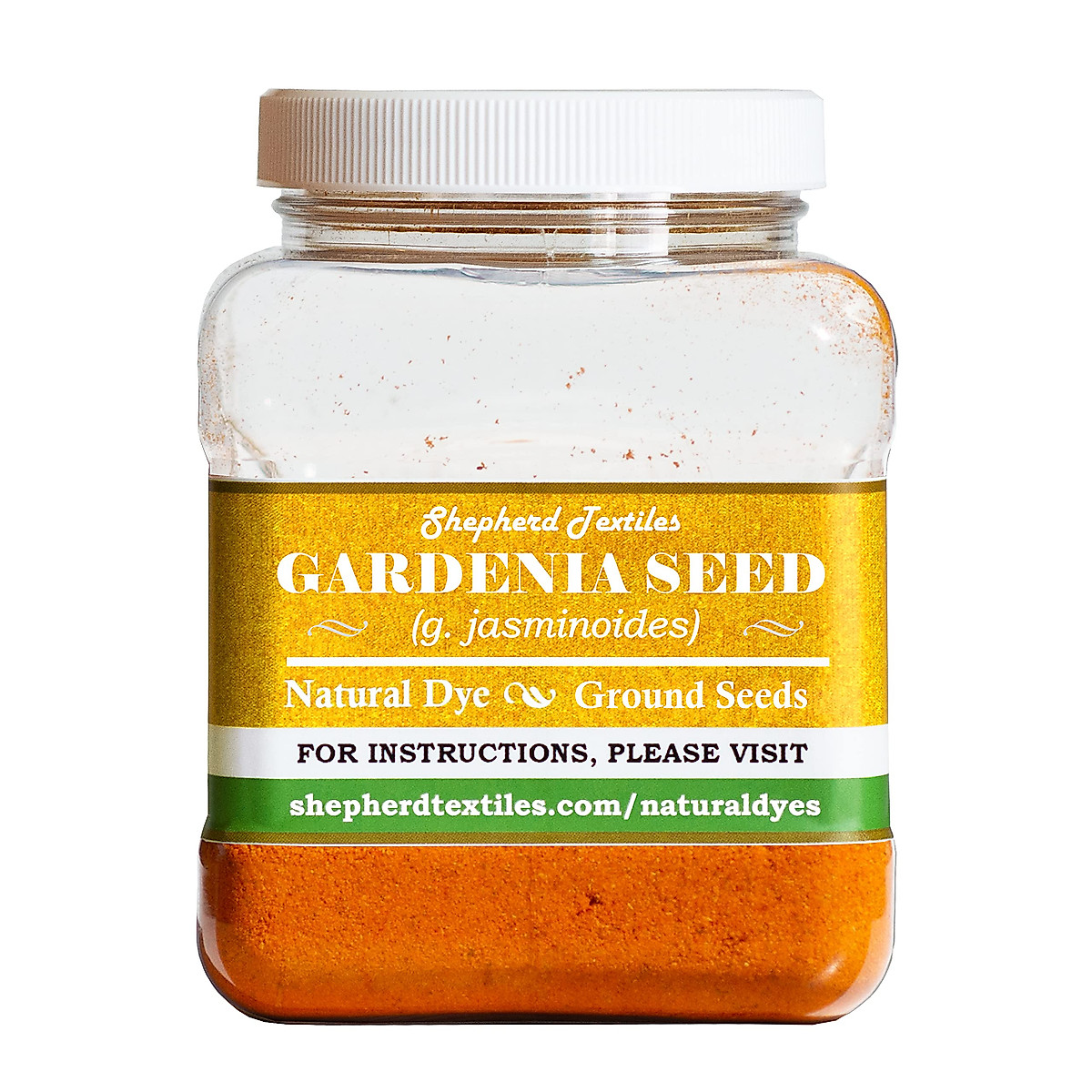 Shepherd Textiles Gardenia Seed Natural Dye, 4 oz.
