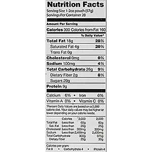 Kirkland Signature Trail Mix Snack Pack, 2 Ounce (Pack of 28)