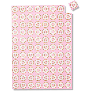 36 Pack Donut Bingo Cards for Girl Birthday Party, Donut Grow Up Game for Family (5 x 7 Inches)