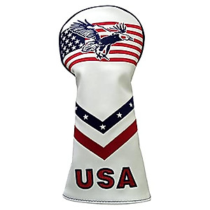BESSTUUP Premium Eagle Wood Driver Headcover Golfer Club Cover #1 Covers Equipment
