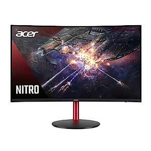 Acer Nitro XZ322Q Pbmiiphx 31.5" 1500R Curved Zero-Frame Full HD (1920 x 1080) Gaming Monitor with AMD FreeSync Technology | 165Hz | 1ms VRB | DisplayHDR 400 (Display Port & 2 x HDMI Ports)