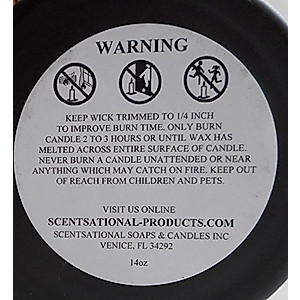 Scensational Candles Intrepid Candle, Black