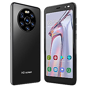 Zyyini 5.45 Inch Smart Phone, HD Smartphone Unlocked, Mate40 Pro Cell Phone, Full Screen Phone, Dual Card Dual Standby, Face Recognition, Dual Core CPU, for Android 6.0